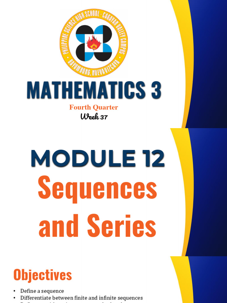 Q4 Week37 Sequence and Series MATH 3 SY2023 2024 | Download Free PDF ...