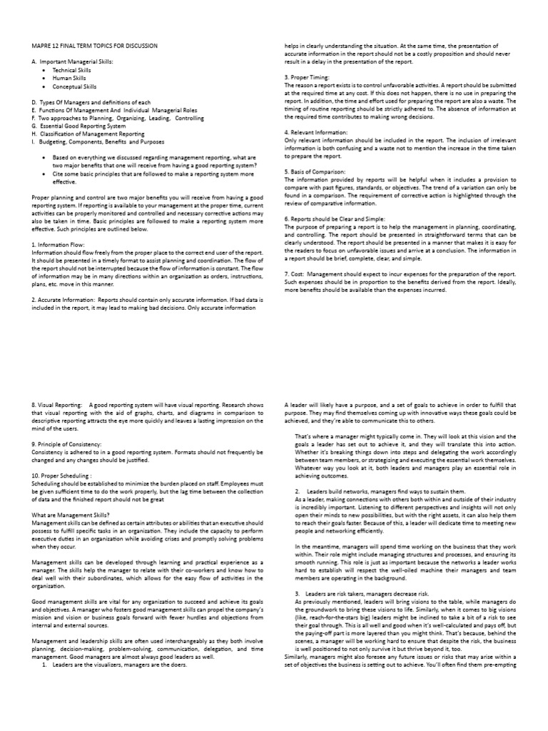 Mapre 12 Final Term Topics For Discussion | PDF | Motivation | Motivational