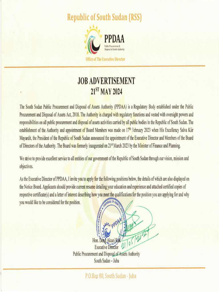 Advert For External Recruitment | PDF