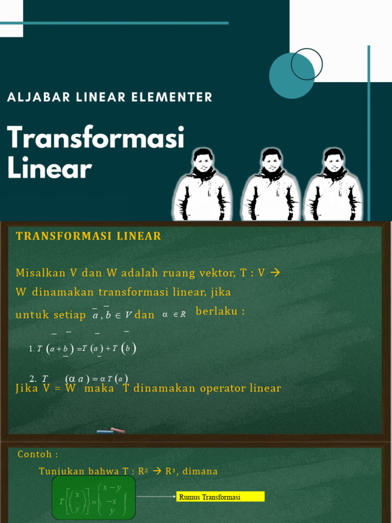 Transformasi Linear dan Contohnya | PDF