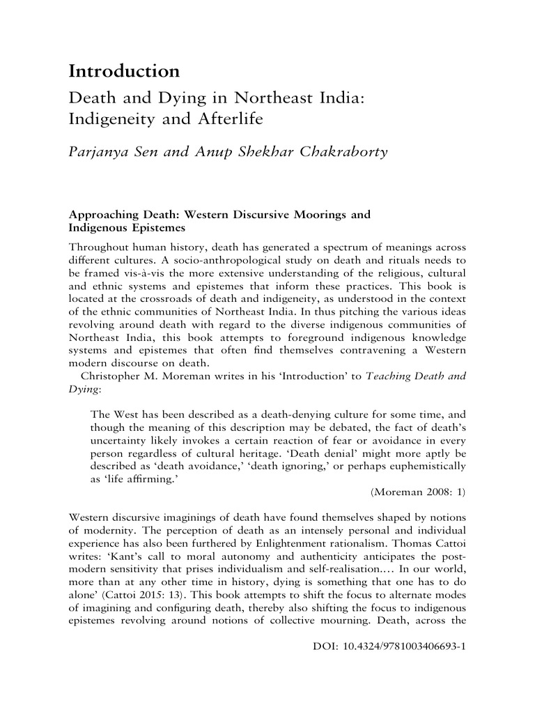 Indigenous Death Rituals in NE India | PDF | History