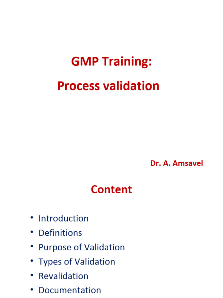 Process Validation | PDF | Verification And Validation | Quality Assurance