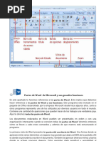 Qué Es La Interfaz de Word | PDF | Microsoft Word | Interfaces gráficas de usuario