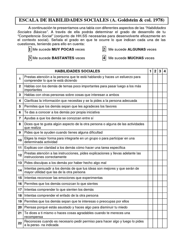 Escala Goldstein | PDF | Ciencias sociales