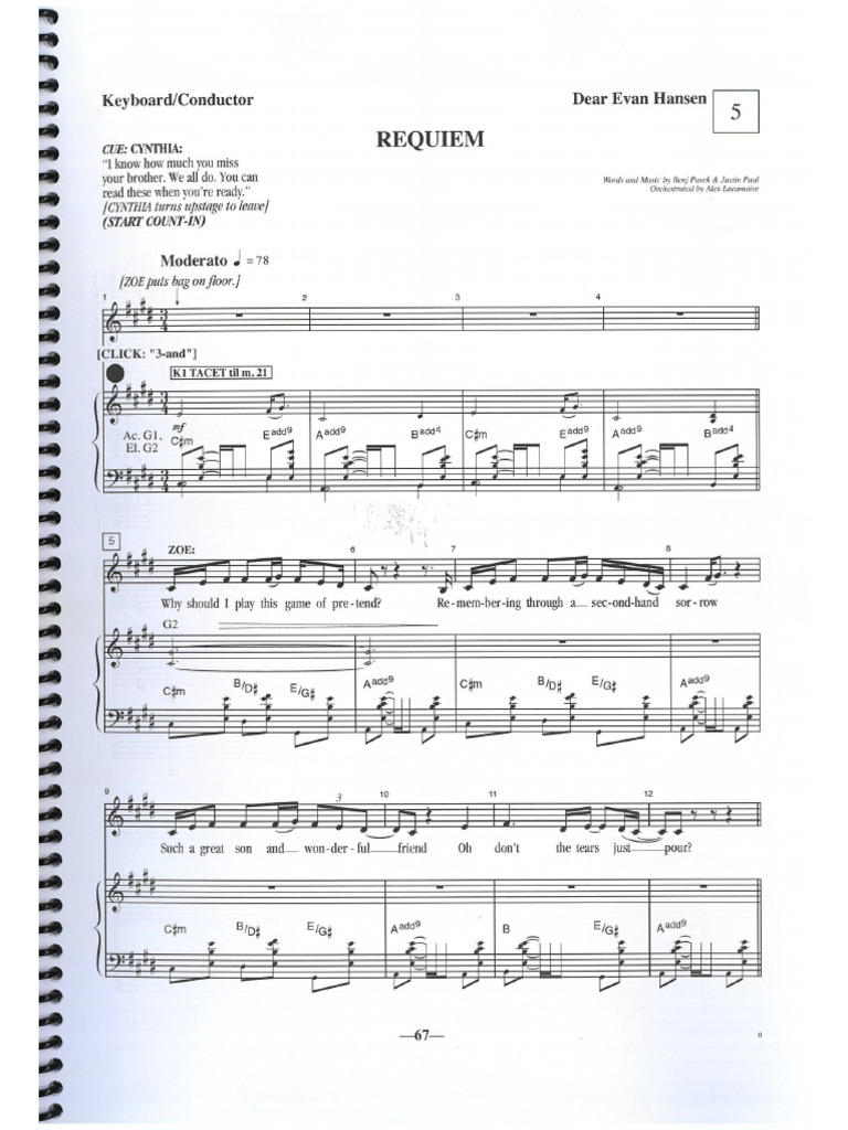Requiem Audition Cut | PDF