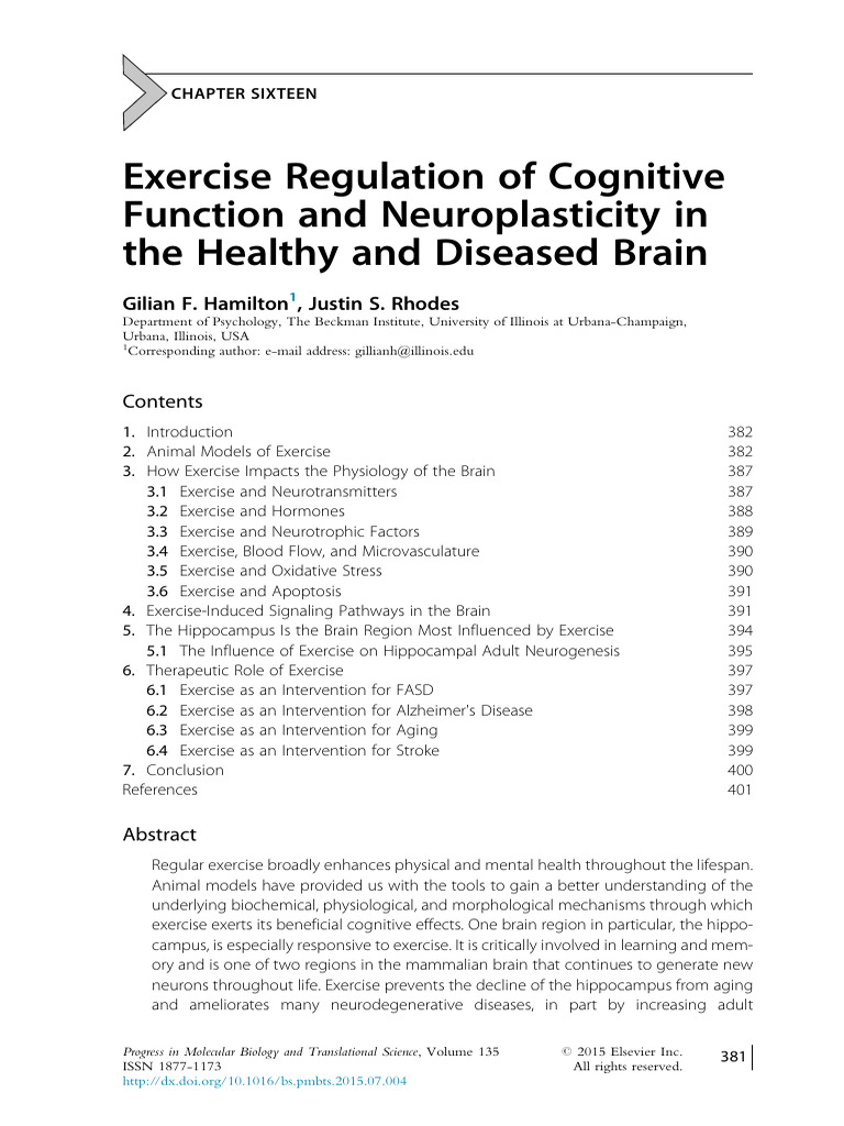 Hamilton and Rhodes 2015 | PDF | Hippocampus | Memory