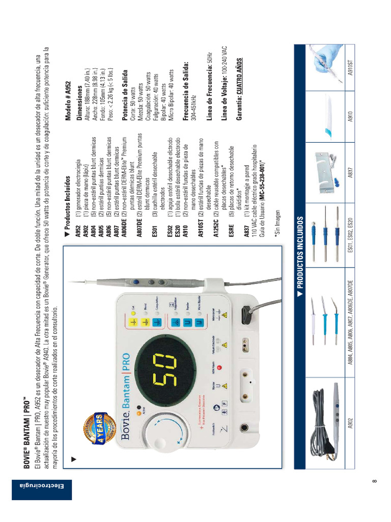 Ficha Tecnica Electrocauterio | PDF