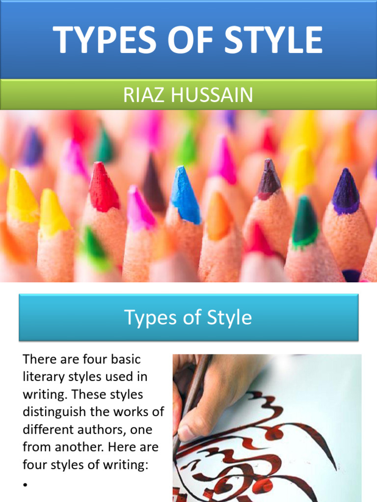 Types of STYLE | PDF