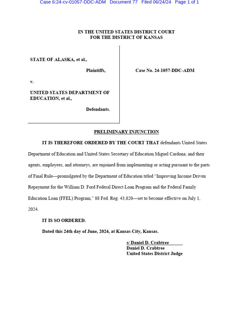 Preliminary Injunction | PDF
