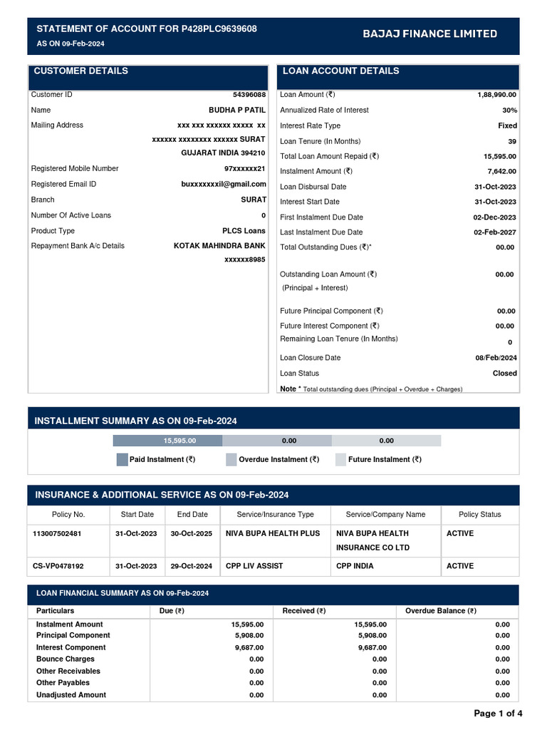 Soa 1706605052306 | PDF | Interest | Loans