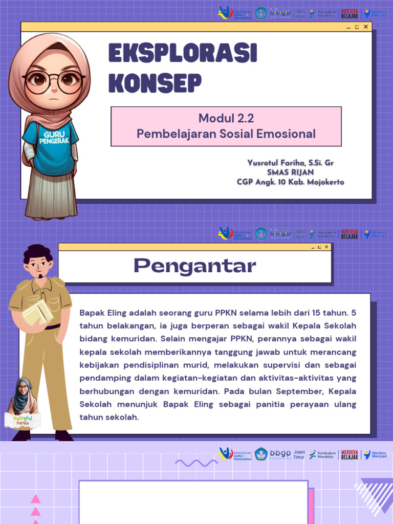 Kasus 1 Eksplorasi Konsep Modul 2.2 | PDF | Pengembangan Diri | Kesehatan Holistik