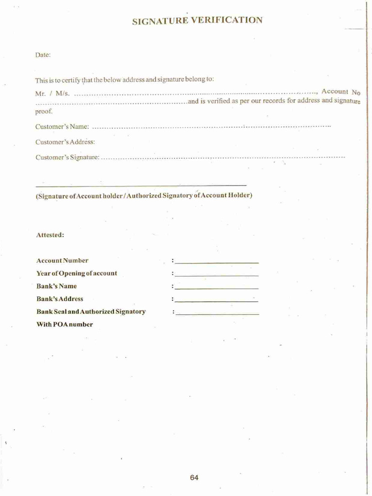 Signature Verification | PDF