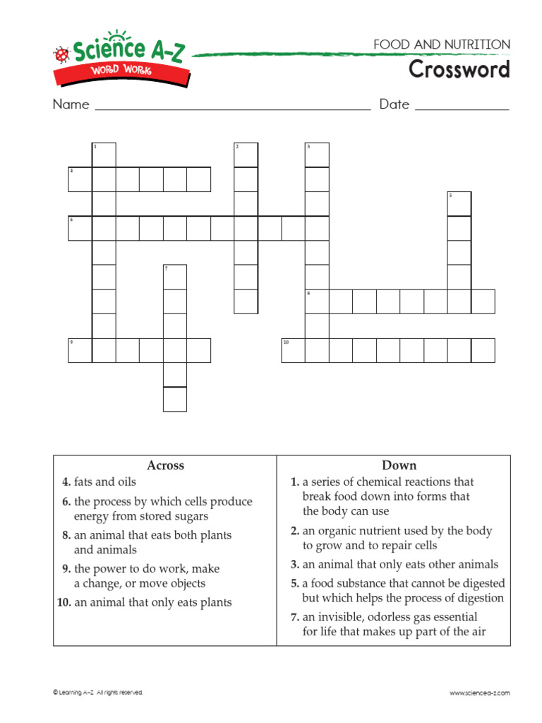 Worksheet Science | PDF | Nutrients | Foods