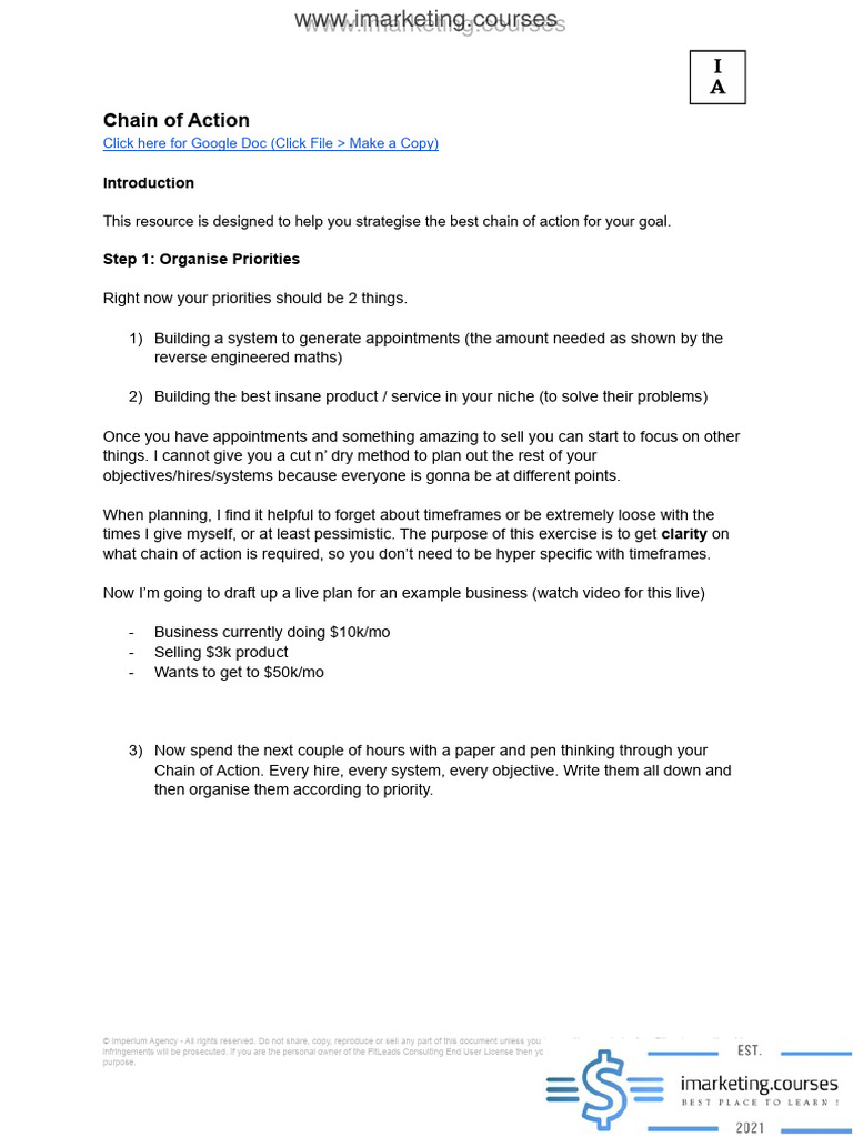 02-Chain_of_Action | Download Free PDF | Intellectual Property Law