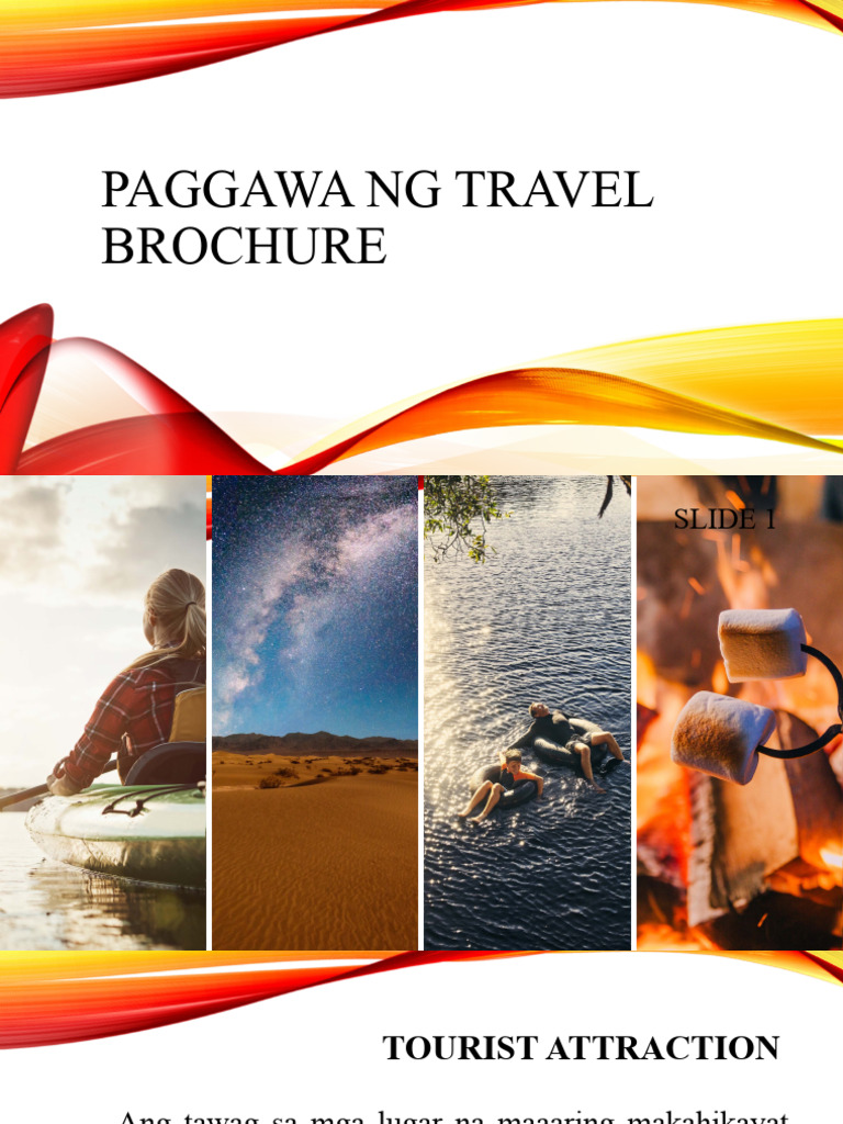 Paggawa NG Travel Brochure | PDF