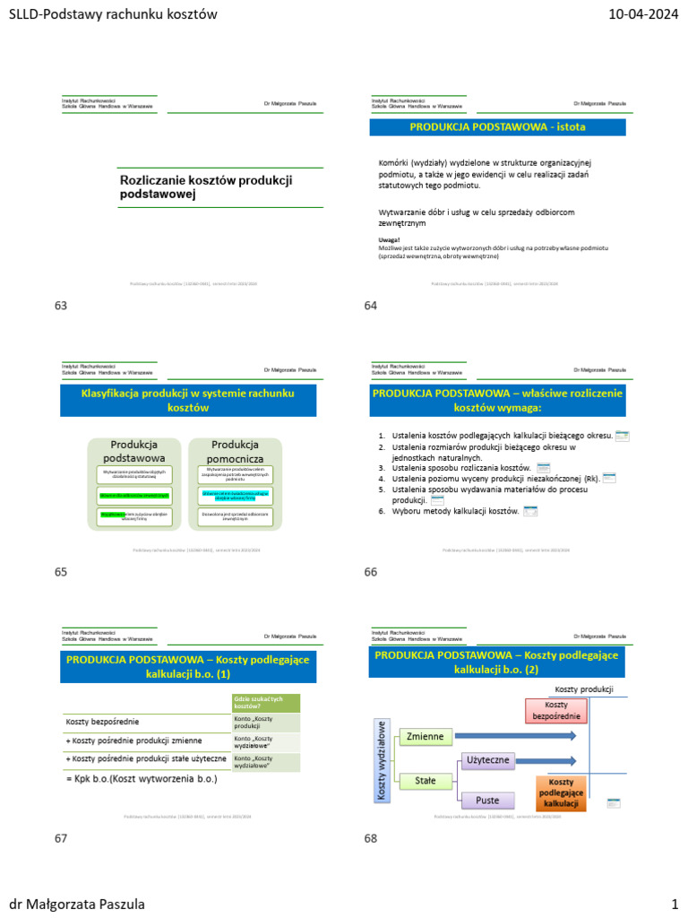 Podstawy-RK-wyklad4-SGH SLLD 2023 2024 Lato | PDF