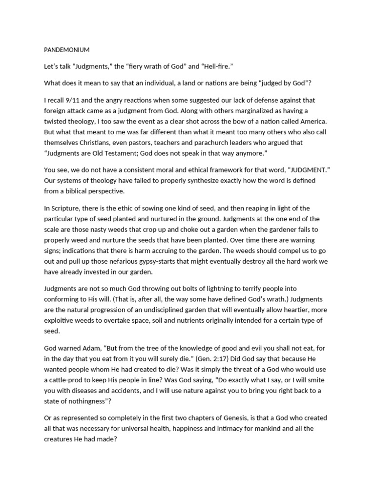 Pandemonium Convert Compress | PDF | Book Of Genesis | Religious Belief ...