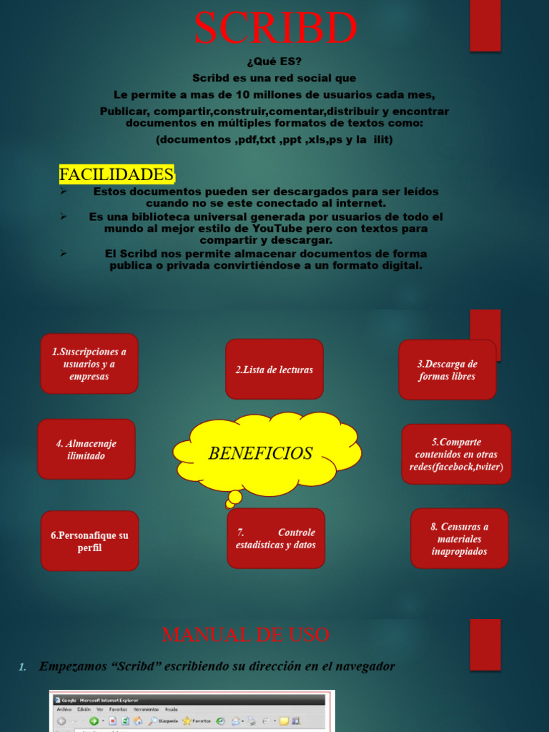 Pasos en SCRIBD | PDF | Scribd | Informática