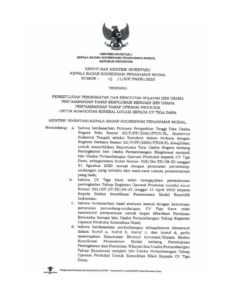 CV Tiga Dara | PDF