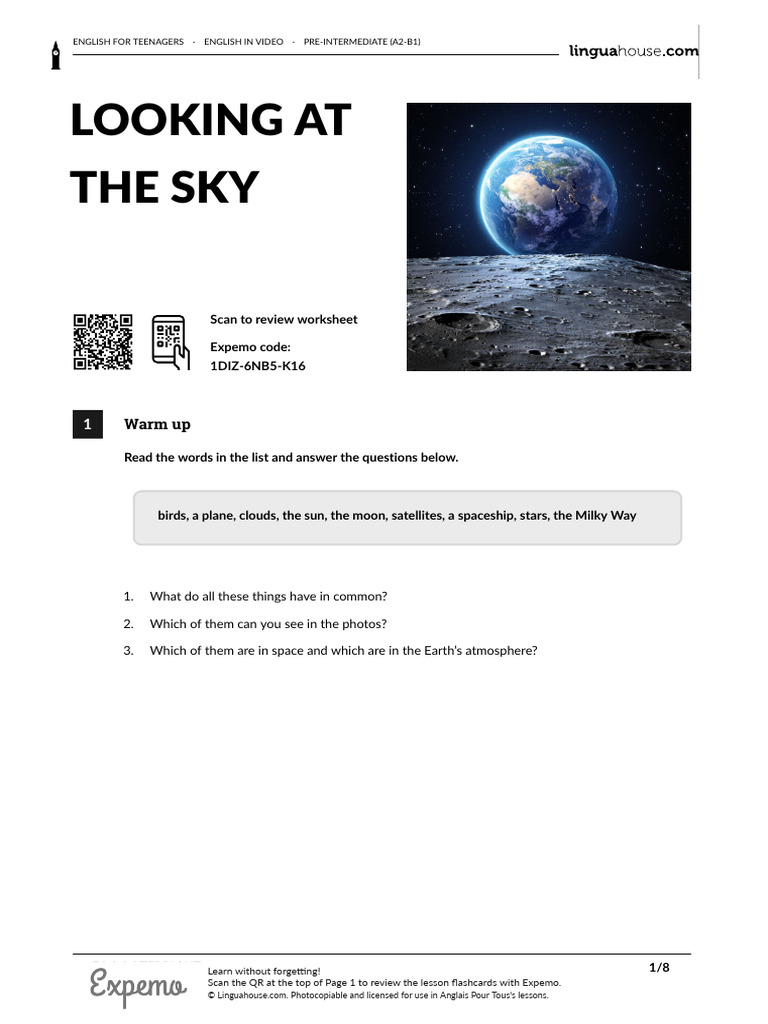 Looking at The Sky | PDF | Planets | Solar System
