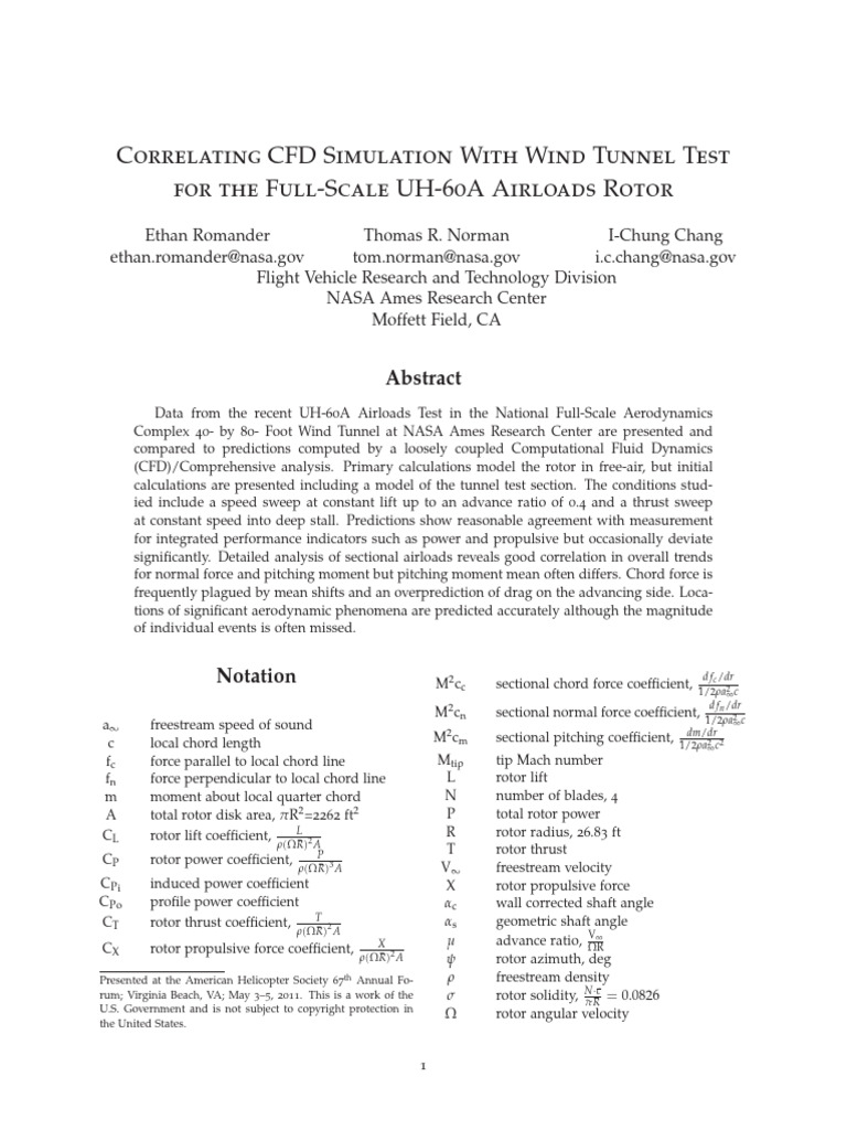 Correlating CFD Simulation With Wind Tunnel Test | PDF | Computational ...