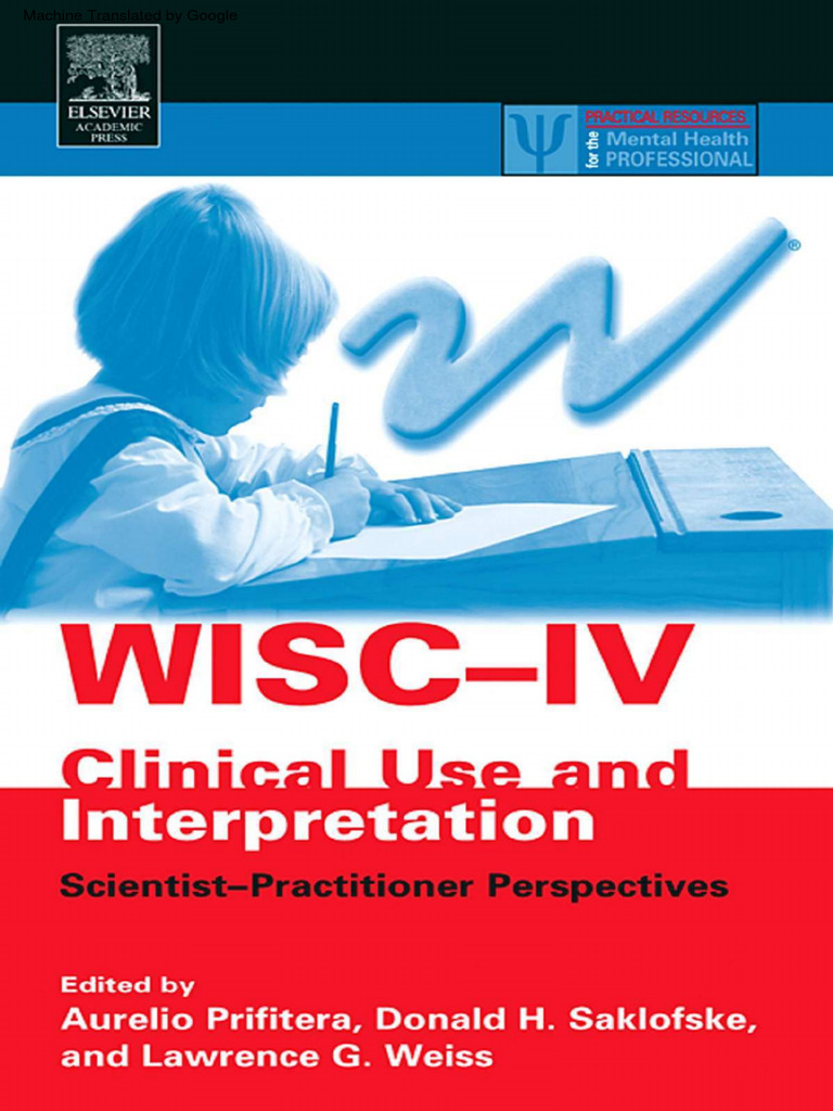 Interpretação Clínica do WISC-IV | PDF | Quociente de inteligência ...