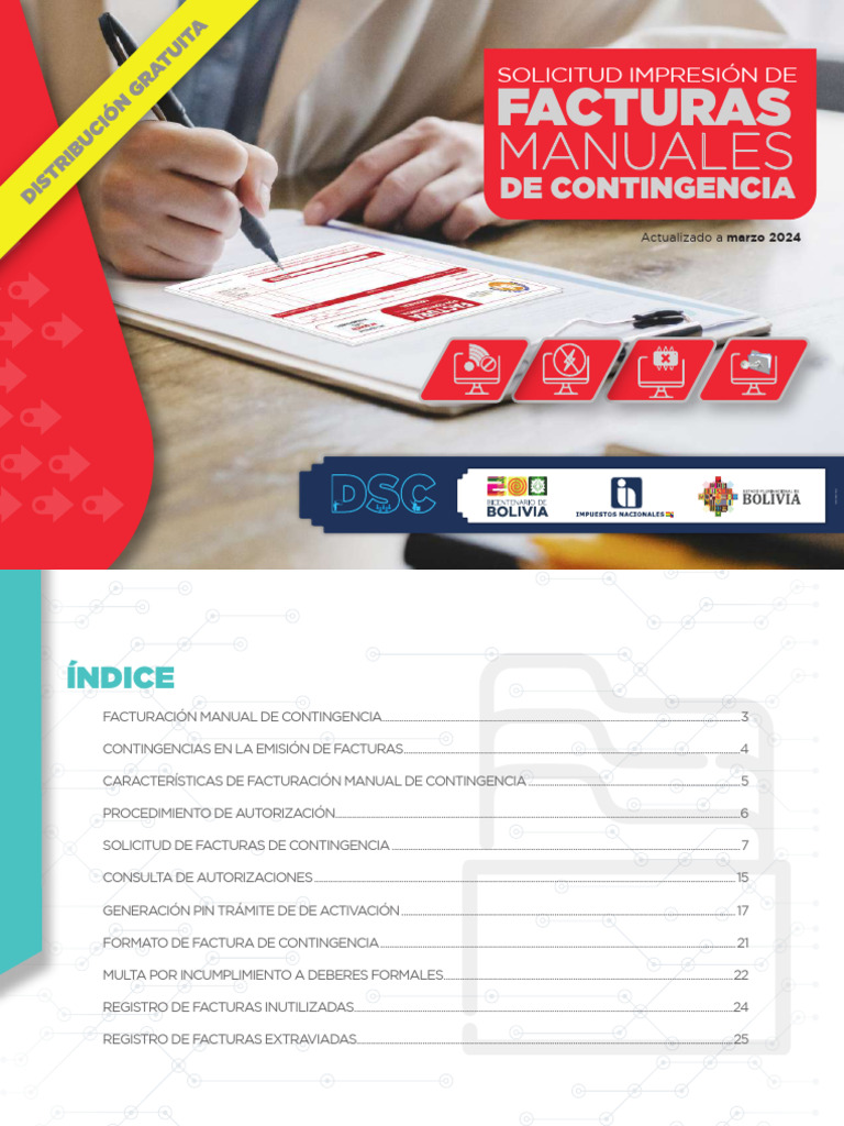 Facturación Manual en Contingencia | PDF | Factura