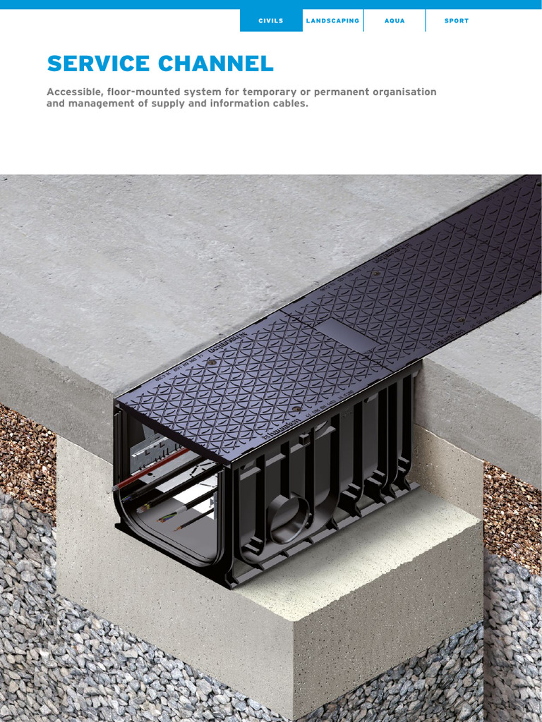 SERVICE CHANNEL Brochure | PDF | Concrete | Wire