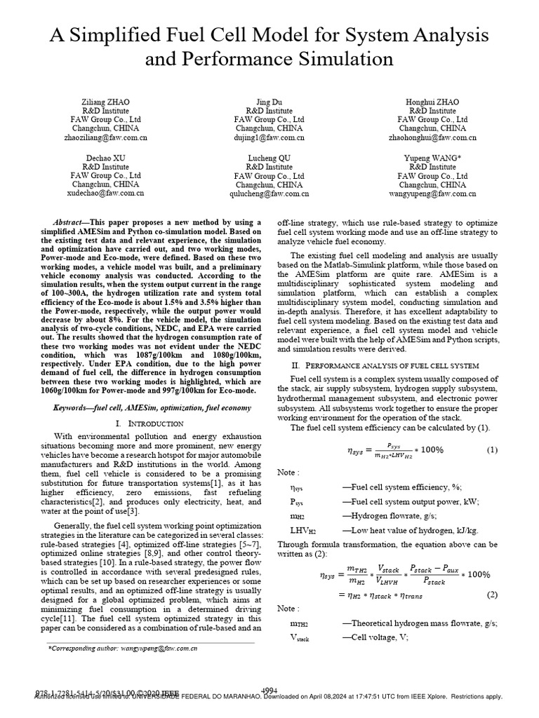 A_Simplified_Fuel_Cell_Model_for_System_Analysis_and_Performance_Simulation | Download Free PDF ...