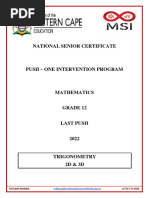 MEMO 2025 Baseline Test GRADE 12 MATHEMATICS_ | PDF | Mathematics