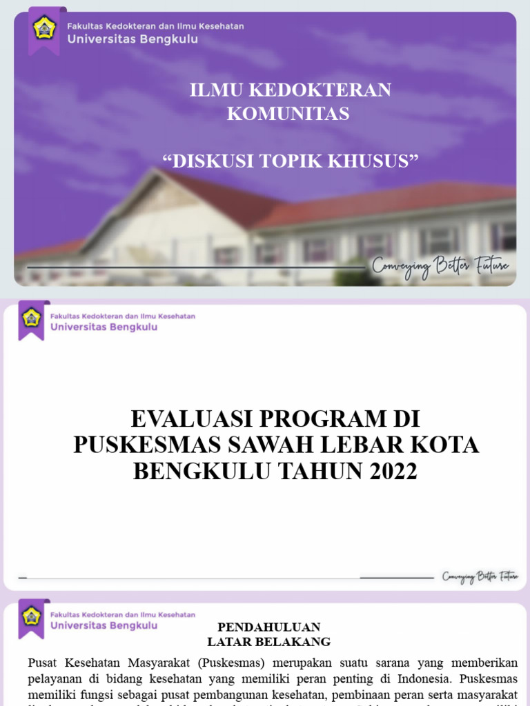 Diskusi Topik Khusus PKM Sawah Lebar | PDF | Pengembangan Diri