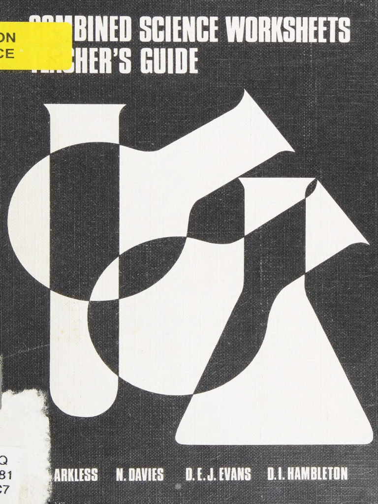 Combined Science Worksheets - Arkless, S. M - 1976 - Exeter - Wheaton ...