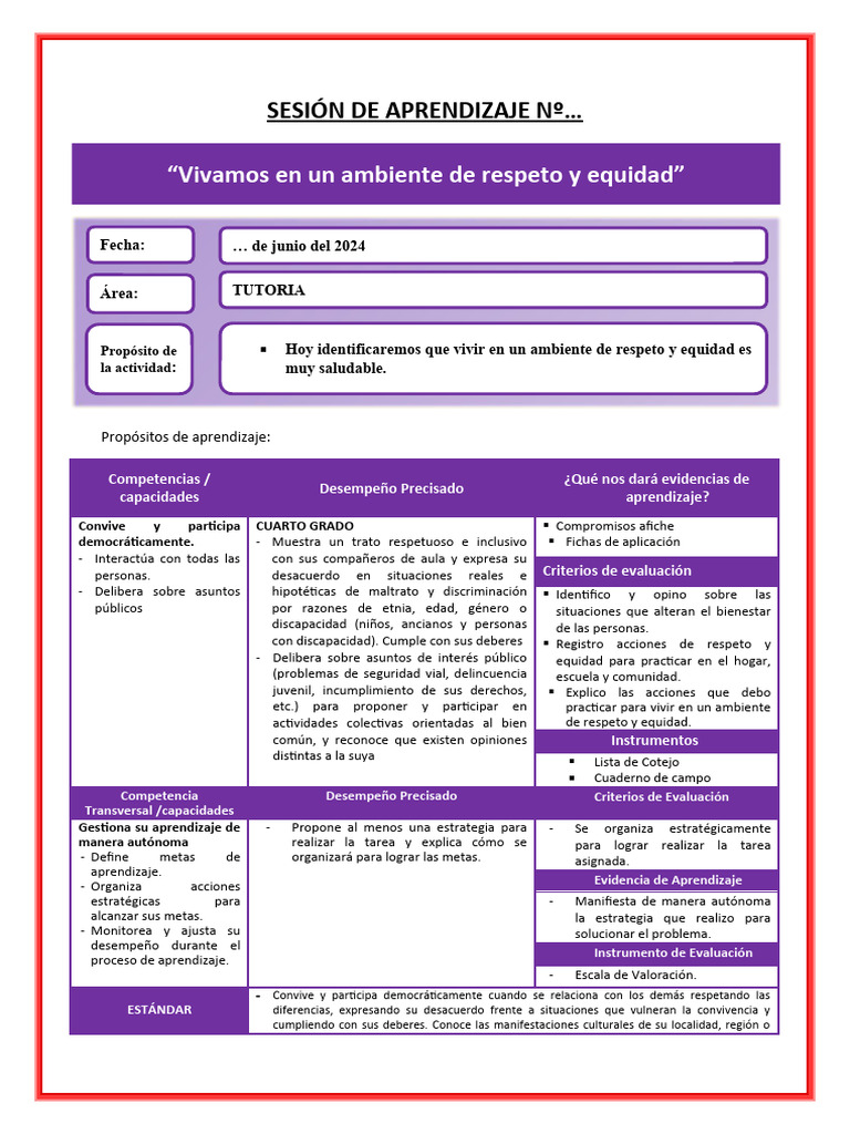 Promoviendo Respeto y Equidad en Aula | PDF | Aprendizaje | Abuso infantil