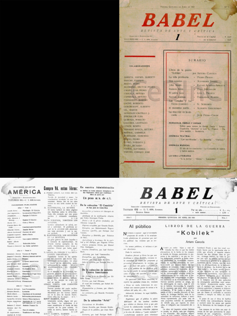 Babel n1 | PDF