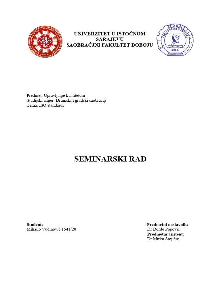 ISO Standardi | PDF