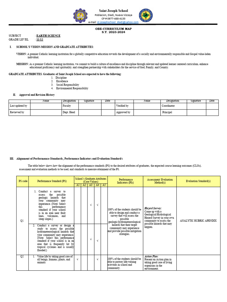 Earthsci Q1&Q2 | PDF | Rock (Geology) | Geology