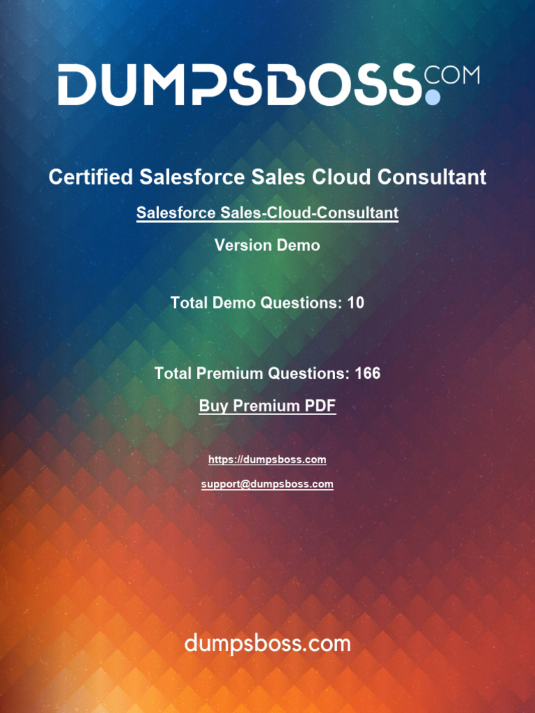 Sales Cloud Consultant Demo | PDF | Cloud Computing | Information Technology
