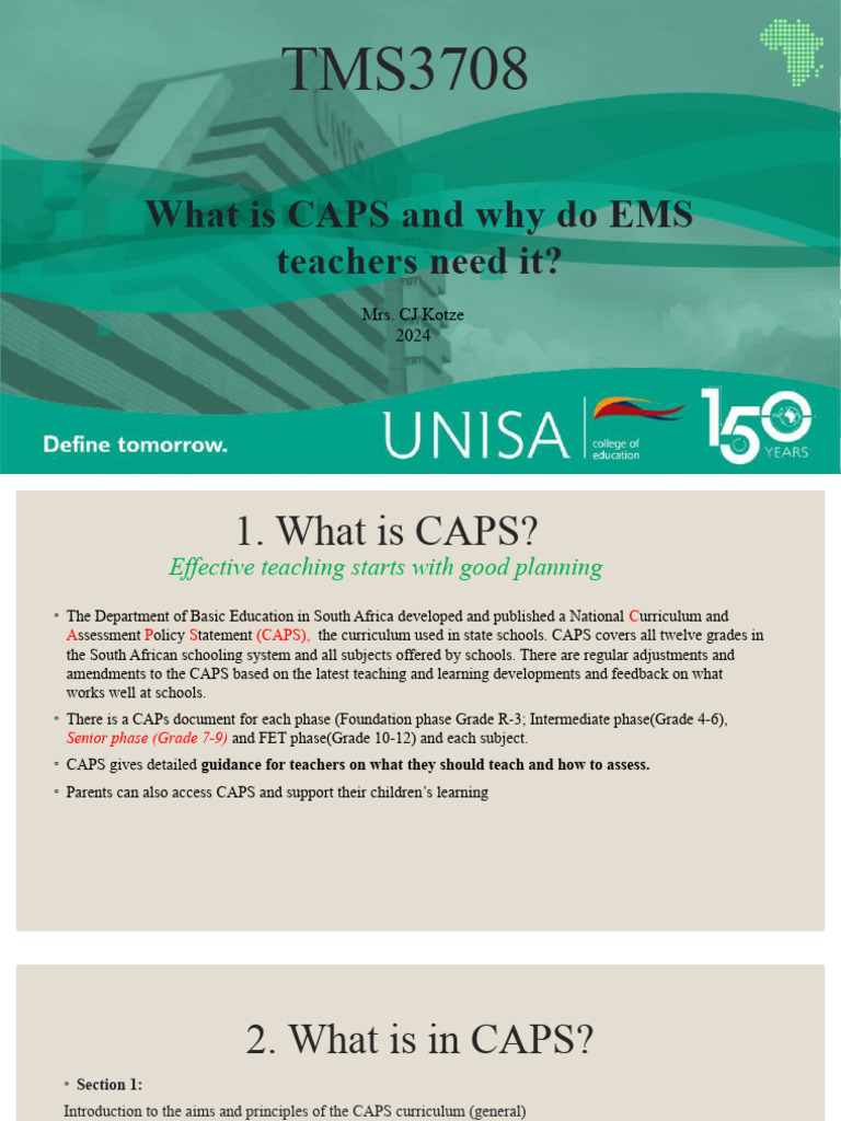 Using CAPS in EMS | PDF | Curriculum | Behavior Modification