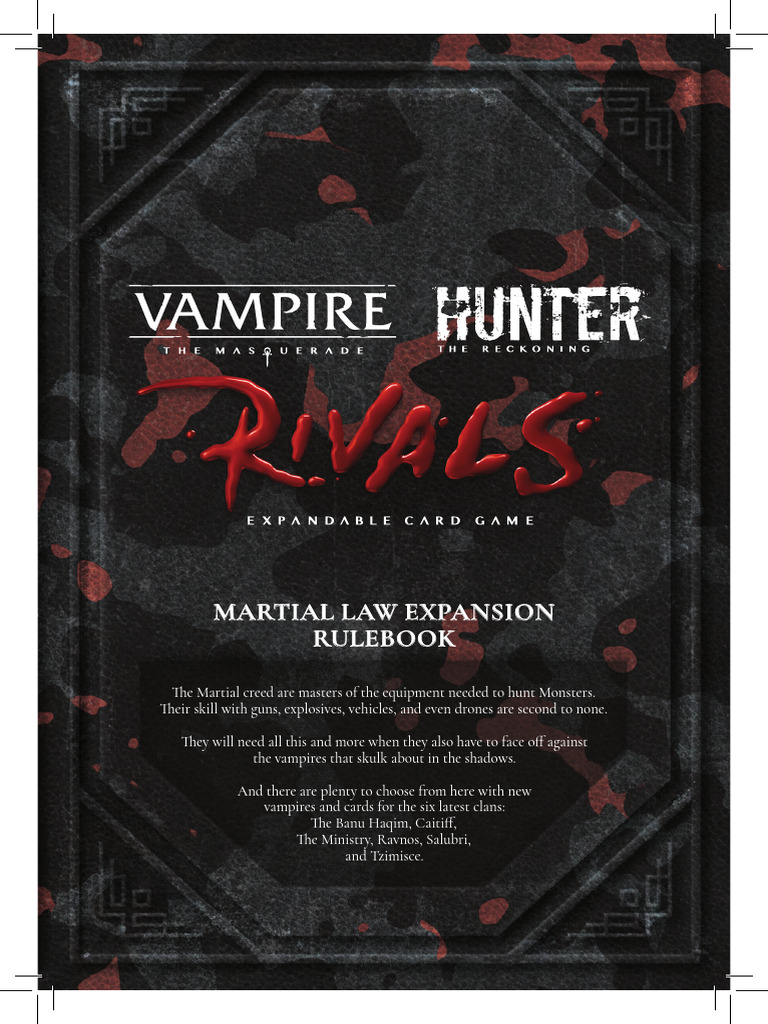 VTM SKU22 Rulebook v2 | PDF