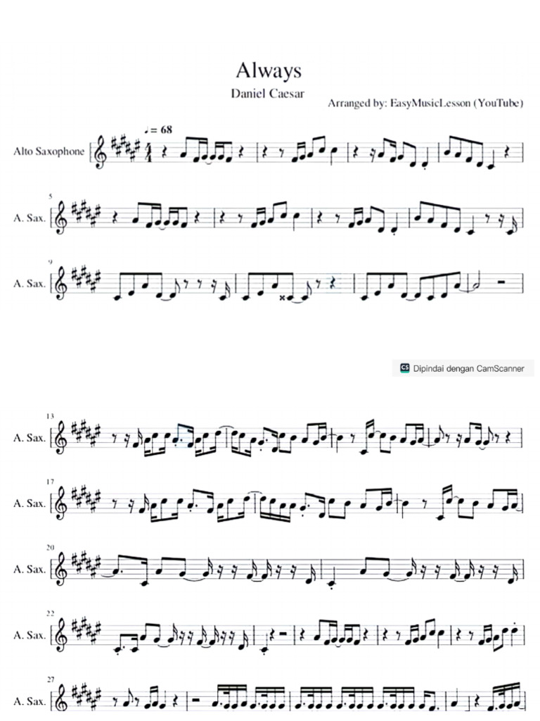 Always-Daniel Caesar | PDF