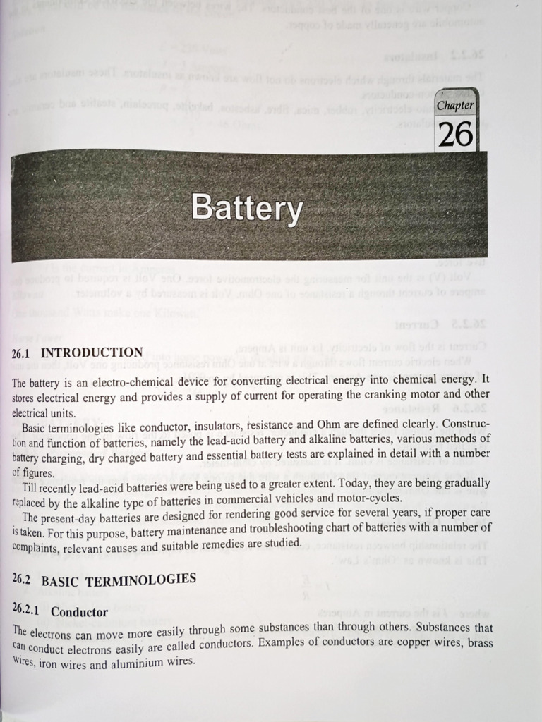 Battery Notes (1) | PDF