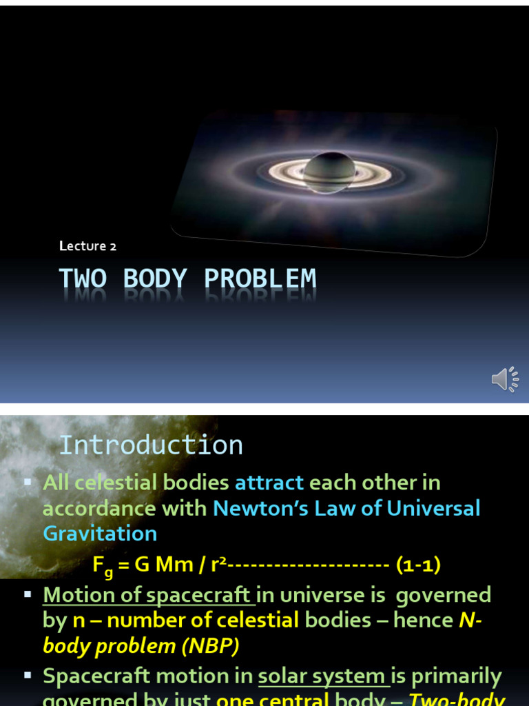 Lecture 2 N Body Problem | PDF | Astronomy | Local Interstellar Cloud