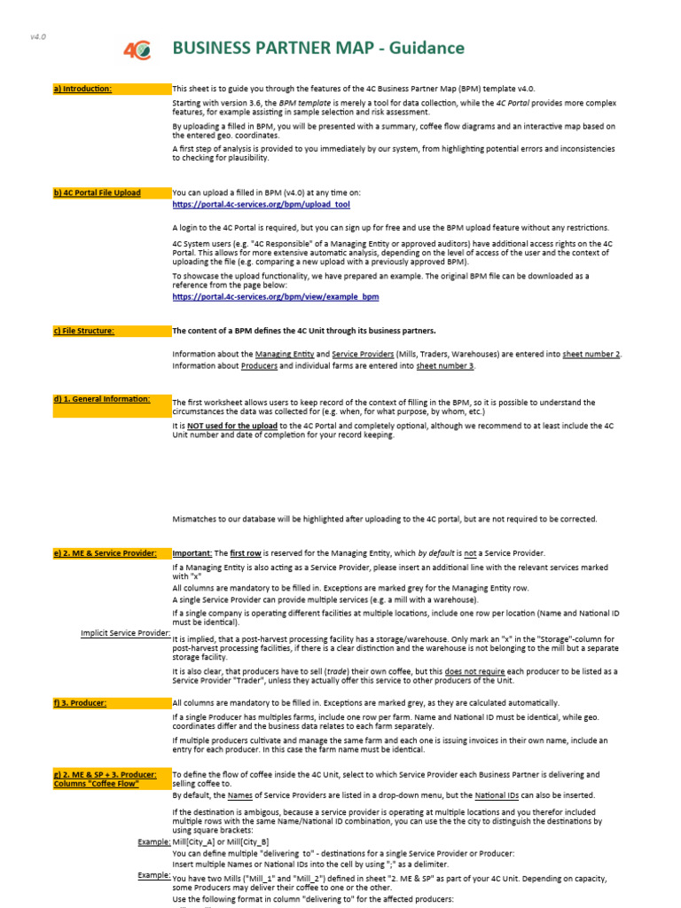 Licence 1 4C Business Partner Map - v4.0 Phi Long | PDF