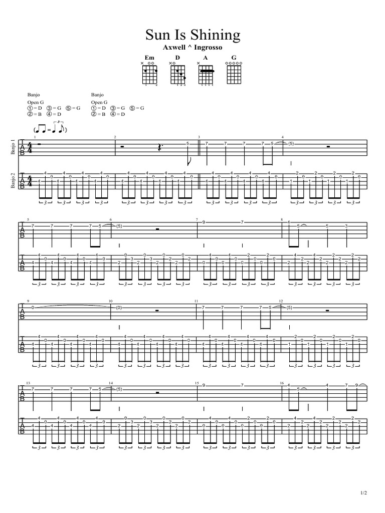 Sun Is Shining | PDF