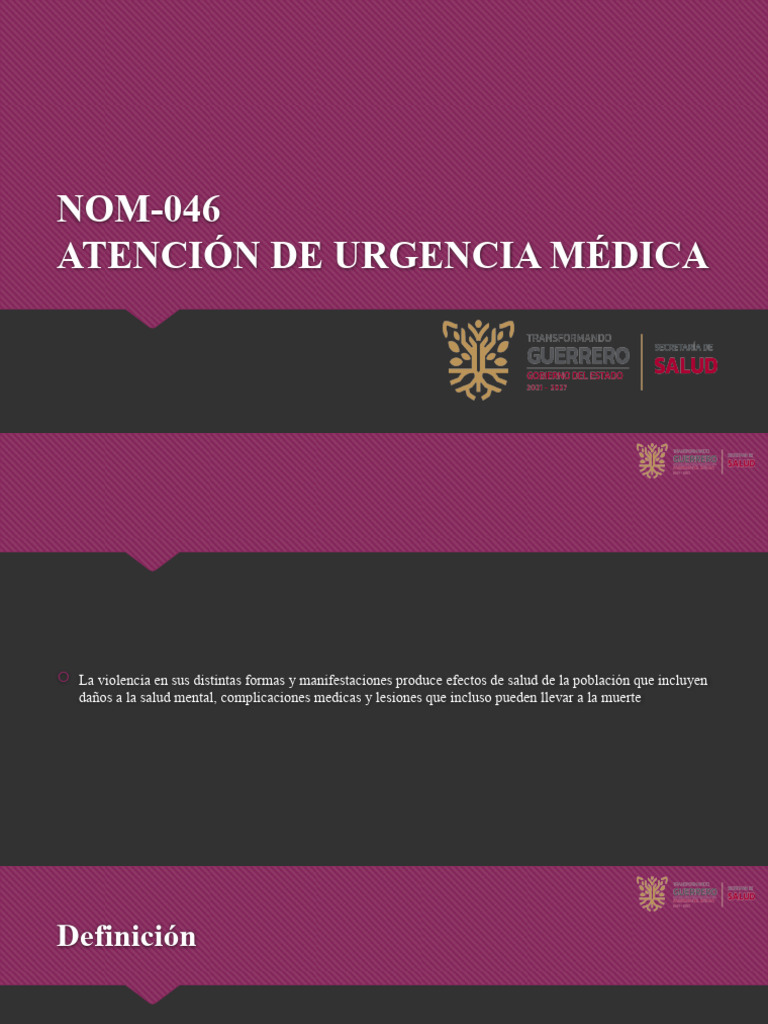 NOM-046 Presentacion | Descargar gratis PDF | Aborto | Violación