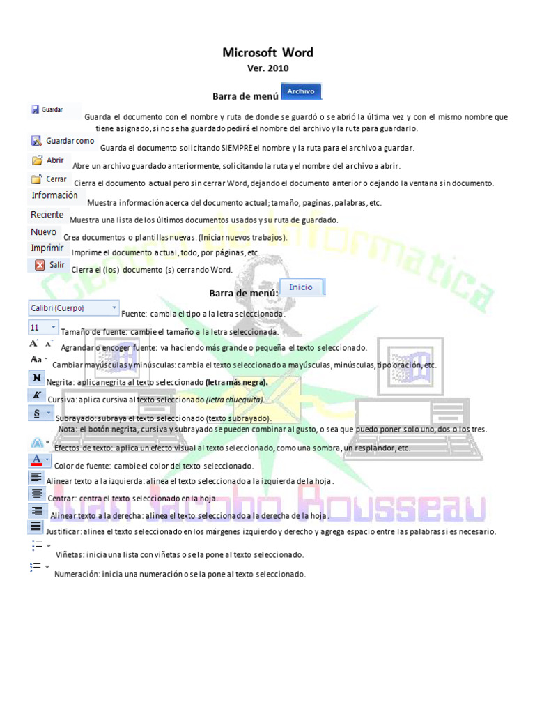 Botones de Word | PDF | Ventana (informática) | Archivo de computadora