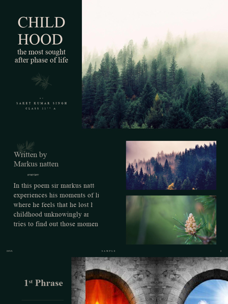 Childhood Class 11TH A Saket Kumar Singh | PDF | Thought | Psychology