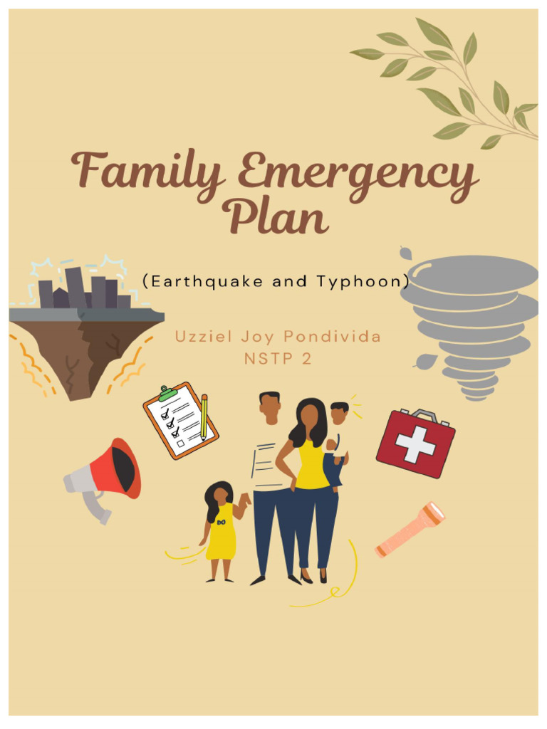 Midterm, Family Emergency Plan | PDF