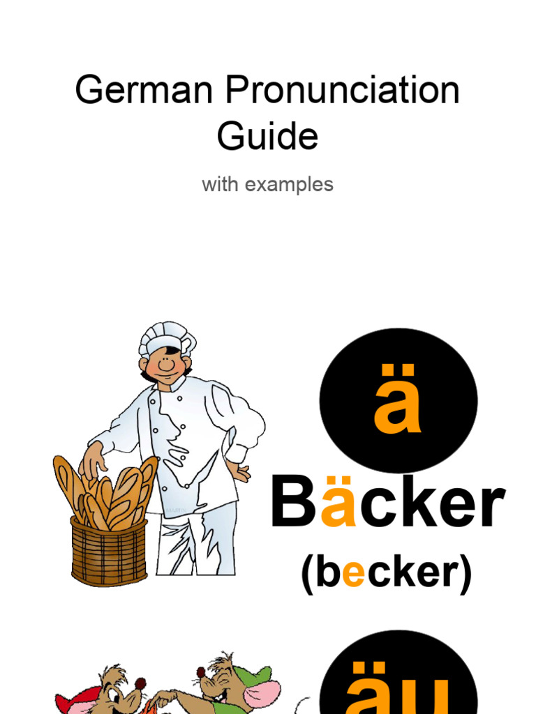 German Pronunciation Guide | PDF