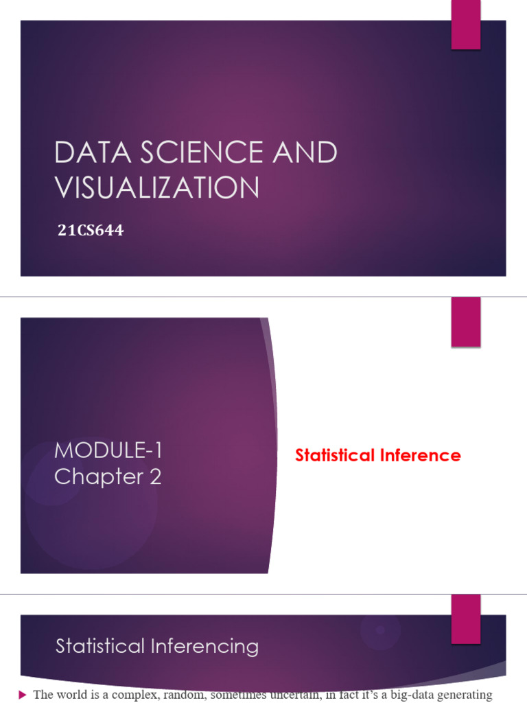 Data Science and Visualization | PDF | Probability Distribution | Statistics